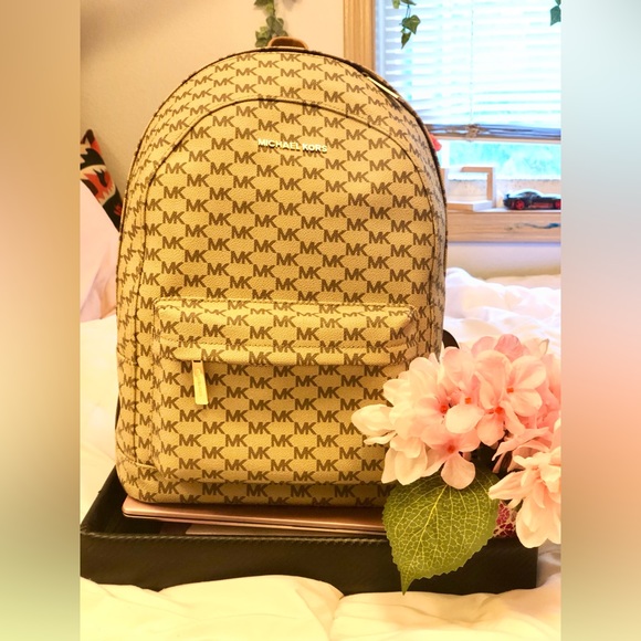 Michael Kors | Bags | Back To School Michael Kors Signature Backpack ...